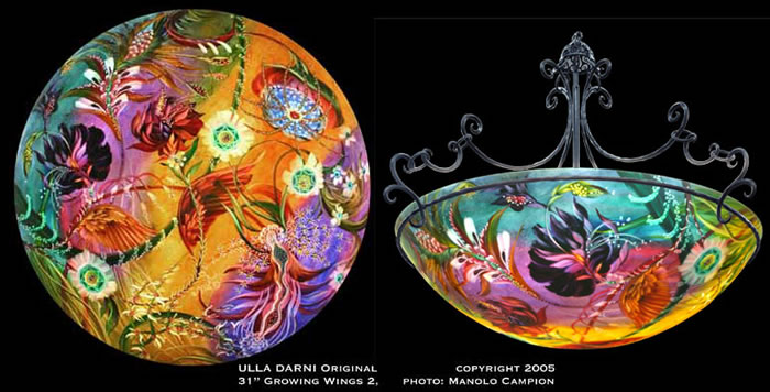 ULLA DARNI CHANDELIERS - Glass Artist, Galleria Silecchia, Ulla Darni