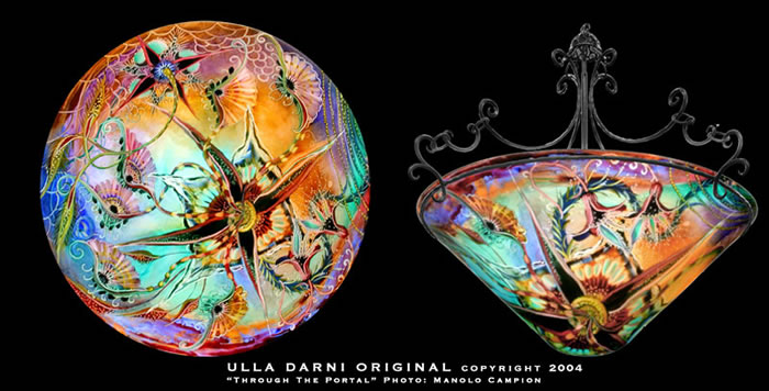 ULLA DARNI CHANDELIERS - Glass Artist, Galleria Silecchia, Ulla Darni
